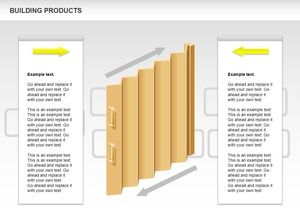 Explanation and analysis of building materials PPT chart PowerPoint ...
