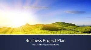 Simple business project plan ppt template PowerPoint Templates Free ...