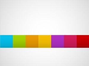 Dynamic color block menu ppt template PowerPoint Templates Free Download