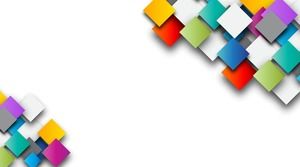 Three colored shadow square PPT background pictures PowerPoint ...
