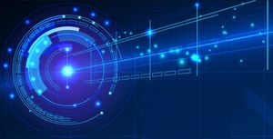 Blue technology sense PPT background picture PowerPoint Templates Free ...