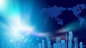 Two blue business PPT background pictures PowerPoint Templates Free ...