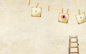 Brown background wall classical PPT background picture PowerPoint ...