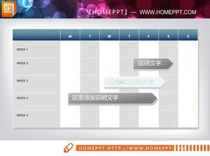 Three table style PPT timelines PowerPoint Templates Free Download
