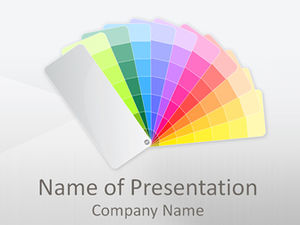 Color card ppt template PowerPoint Templates Free Download
