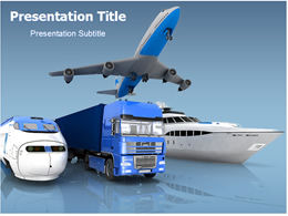 Transportation industry ppt template PowerPoint Templates Free Download