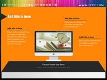 Abstract computer screen PPT content presentation material PowerPoint ...