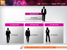 Staff division structure diagram PPT template download PowerPoint ...