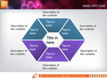Diamond organization chart PPT template PowerPoint Templates Free Download