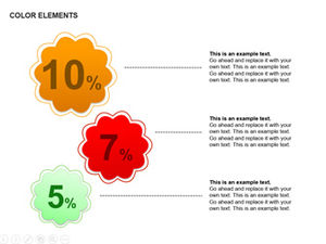 Cute color graph shape ppt relationship chart PowerPoint Templates Free ...