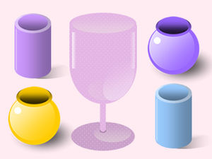 Glass container ppt material PowerPoint Templates Free Download