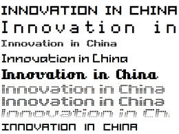 10 English pixel fonts packaged for download PowerPoint Templates Free ...