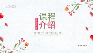 Course introduction ppt template PowerPoint Templates Free Download