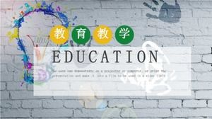 English teacher speaking ppt template PowerPoint Templates Free Download