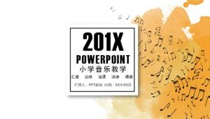 Primary school music teaching ppt courseware PowerPoint Templates Free ...