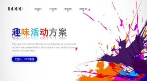 Fun activity plan ppt template PowerPoint Templates Free Download