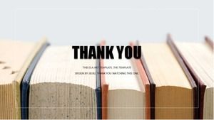 Open book flat creative education ppt template PowerPoint Templates ...