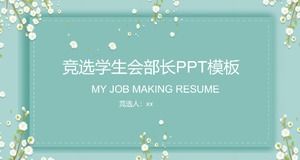 Election for student council minister ppt template PowerPoint Templates ...