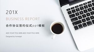 Visiting professor signing ceremony ppt template PowerPoint Templates ...