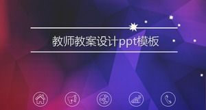 Teacher lesson plan design ppt template PowerPoint Templates Free Download