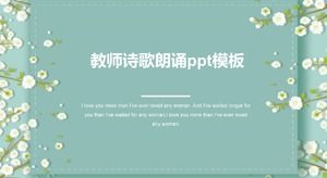 Teacher poetry recitation ppt template PowerPoint Templates Free Download