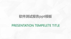 Software test report ppt template PowerPoint Templates Free Download