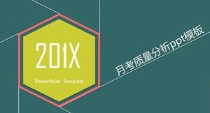 Monthly test quality analysis ppt template PowerPoint Templates Free ...