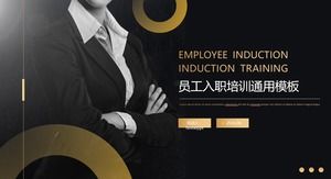 New employee induction training PPT template PowerPoint Templates Free ...