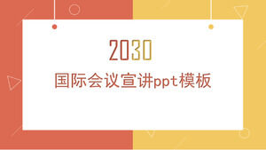 International conference presentation ppt template PowerPoint Templates ...