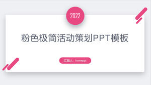Pink minimalist event planning ppt template PowerPoint Templates Free ...