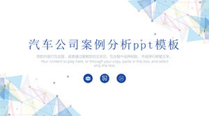 Car company case study ppt template PowerPoint Templates Free Download