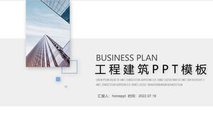 Template ppt teknik konstruksi PowerPoint Template Free Download