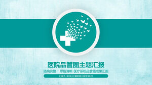 Hospital department QCC quality control circle PPT template PowerPoint ...