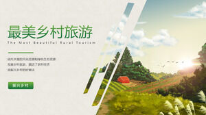 Green ecological rural tourism revitalizes the countryside PPT ...