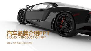 Car brand introduction PPT PowerPoint Templates Free Download