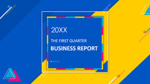 Profil Template PPT Perusahaan Bisnis Penuh Warna 2 PowerPoint Template ...