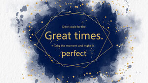 Ink art PowerPoint templates PowerPoint Templates Free Download