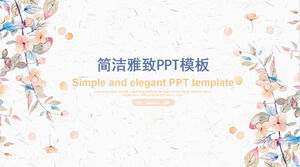 Simple and elegant PowerPoint template PowerPoint Templates Free Download