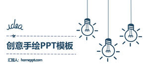 Creative hand-painted style PowerPoint template PowerPoint Templates ...