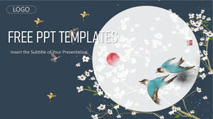 Pretty Full Moon PowerPoint Templates PowerPoint Templates Free Download