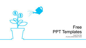 PowerPoint Template for US Dollar Investment Theme PowerPoint Templates ...