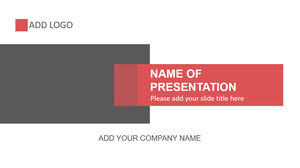 Red and gray powerpoint templates PowerPoint Templates Free Download