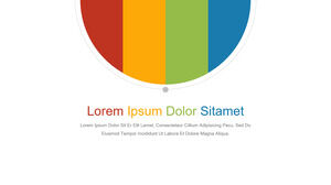 Simple Four Colors PowerPoint Templates PowerPoint Templates Free Download