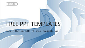Blue Stereo Arrow Business PowerPoint Templates PowerPoint Templates ...