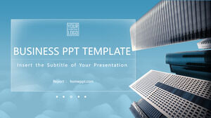 Blue Modern Business PowerPoint Templates PowerPoint Templates Free ...