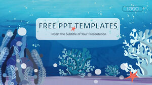Blue Ocean Background PowerPoint Templates PowerPoint Templates Free ...