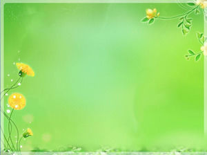 7 pieces of elegant plant PPT background picture PowerPoint Templates ...