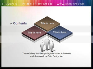 A small illustration of characters with text boxes PowerPoint Templates ...