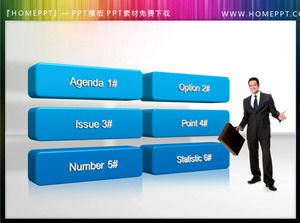 Blue Round Stereo Parallel Relations PPT Charts PowerPoint Templates ...