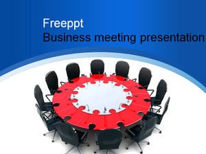 Business meeting presentation PowerPoint Templates Free Download